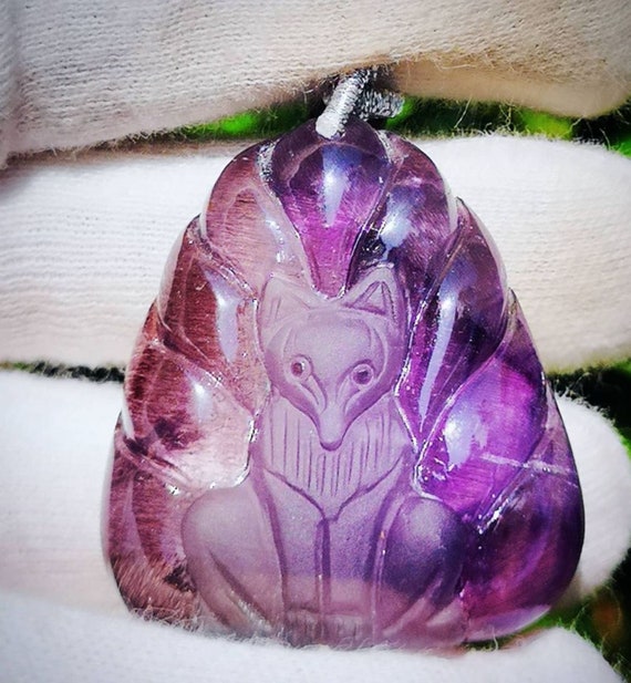 Pink Seven Tailed Fox