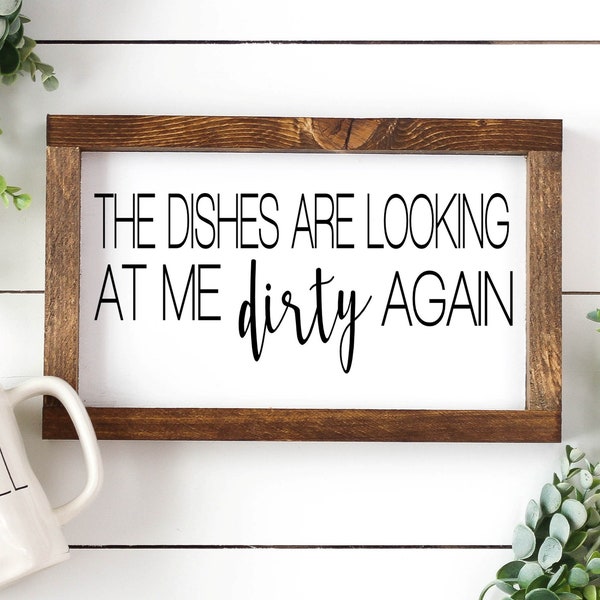 Dishes Sign - Etsy