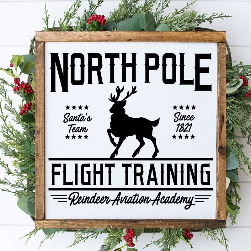 Reindeer Sign - Etsy