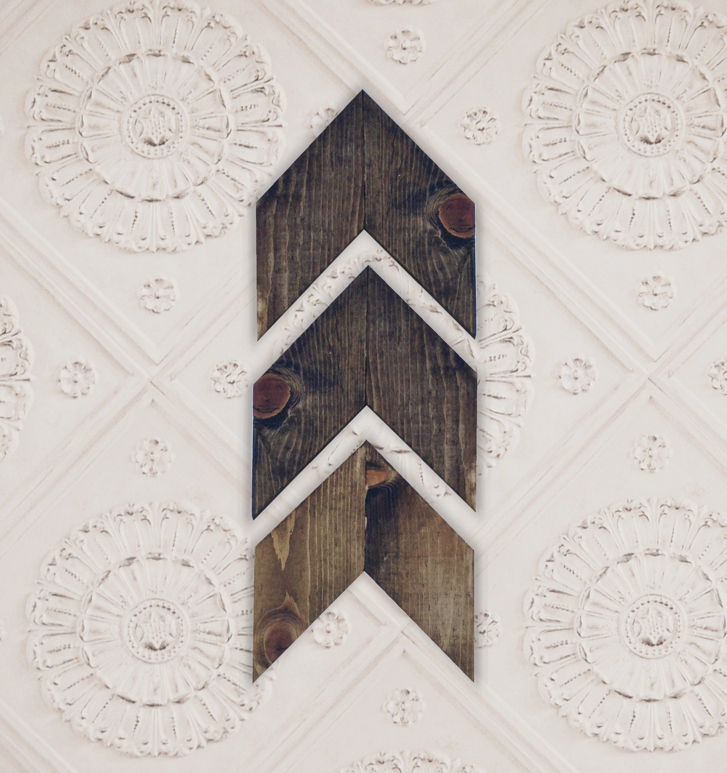 3 Small Wood Chevrons. Wood Arrows, Wooden Wall Decor, Arrow Art ...