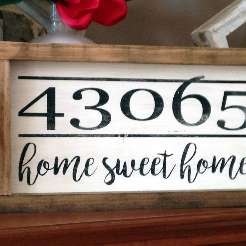 Zip Code Signs - Etsy
