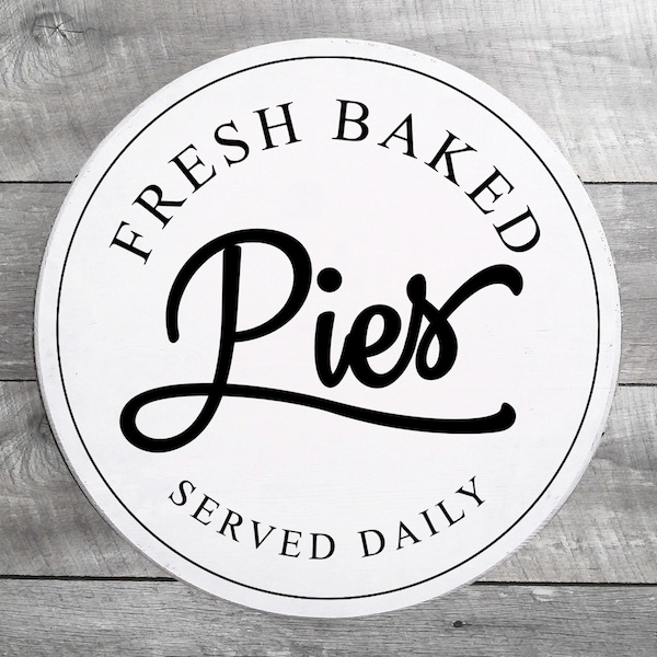 Fresh Baked Pies Sign - Etsy
