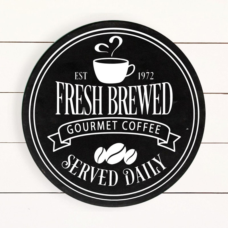 Coffee Wood Sign - Etsy