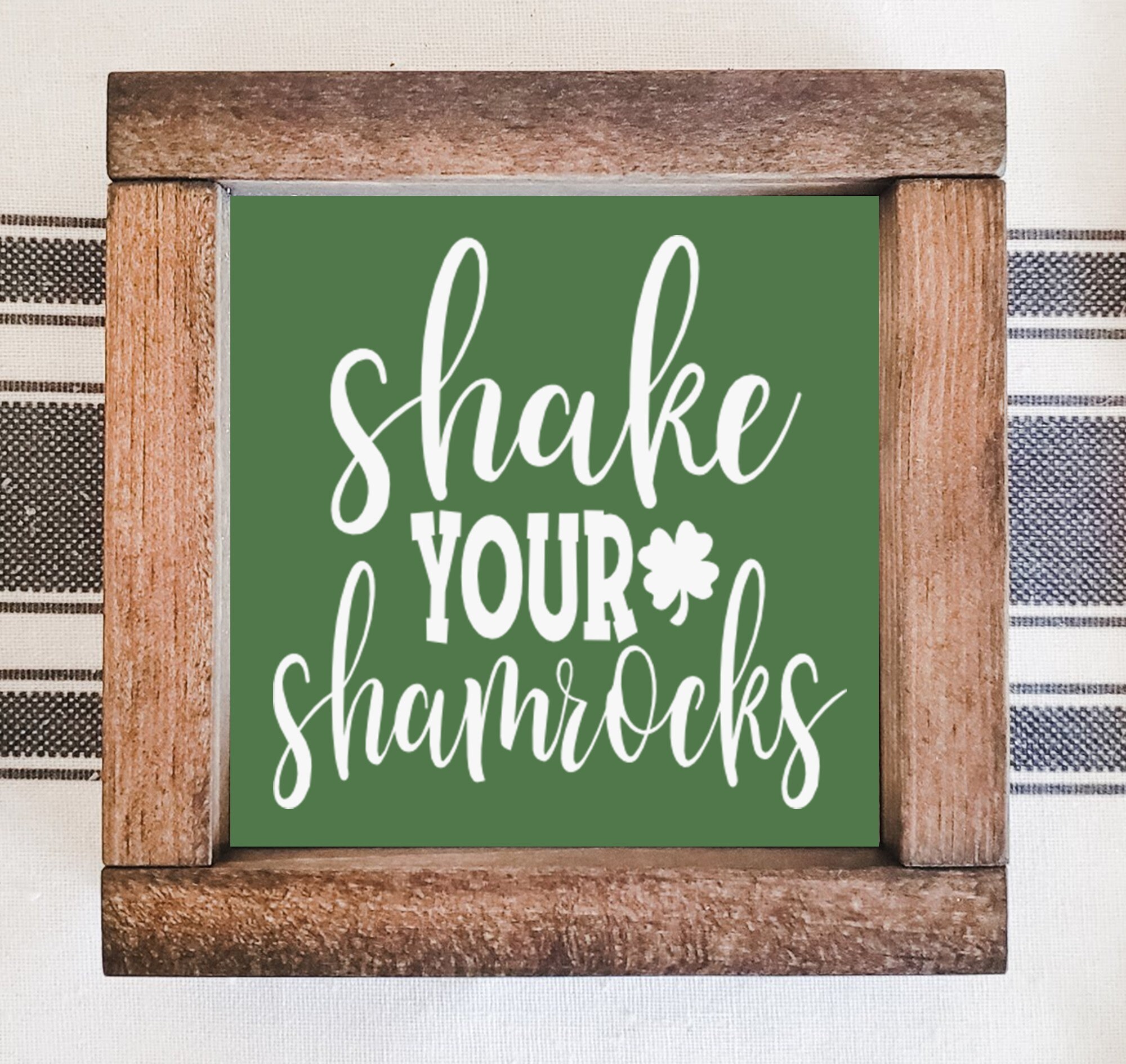 St Patrick's Day Mini Signs 6x6 Tiered Tray. | Etsy