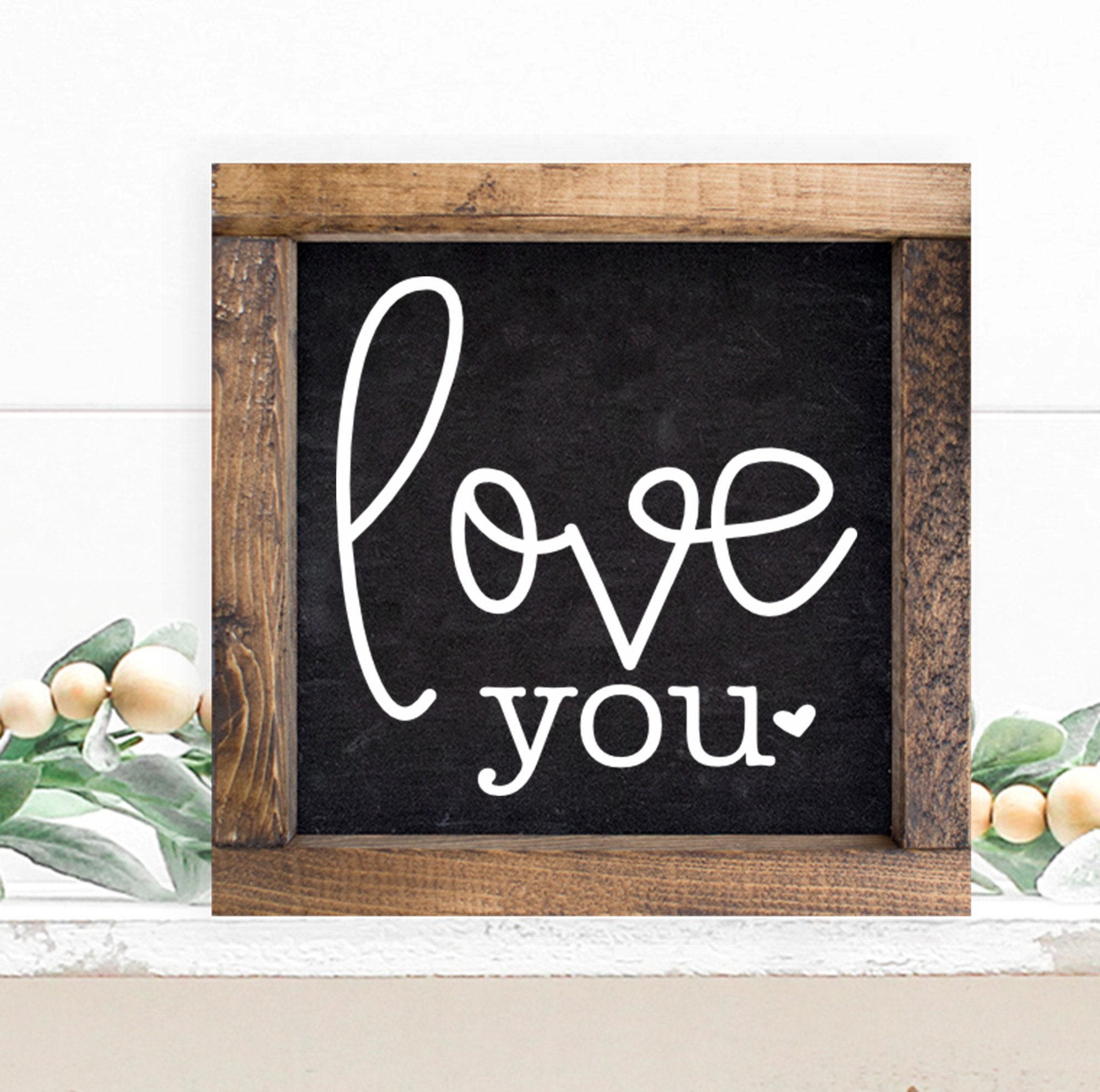 Love Couples Mini 6"x6" Signs for Tiered Trays. Tiered Tray Decor ...