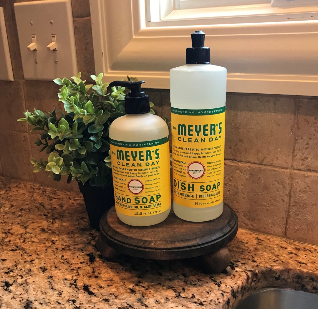 Wood Dish Soap Stand 7"x2.5". Farmhouse Riser, Wood Pedastal, Wood Soap ...