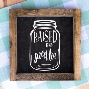 Tea Bar Kitchen 6"x6" Farmhouse Signs for Tiered Trays. Tiered Tray ...