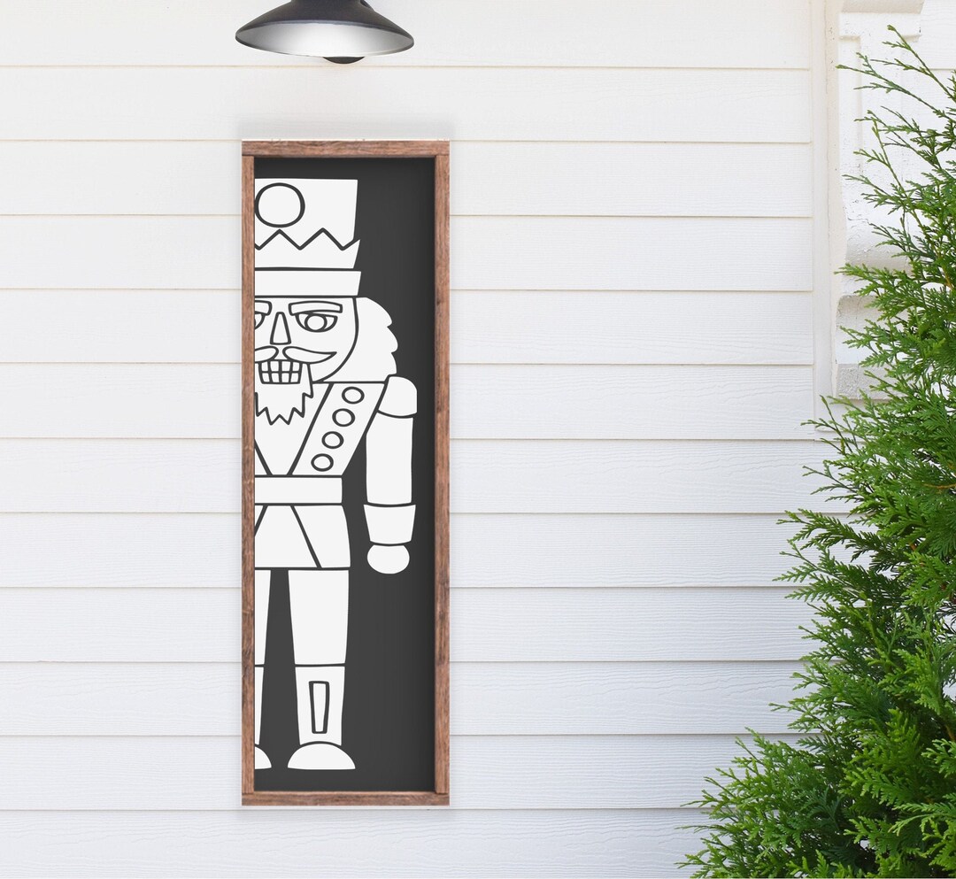 Christmas Nutcracker Farmhouse Sign 2 Sizes Available, Christmas Sign ...