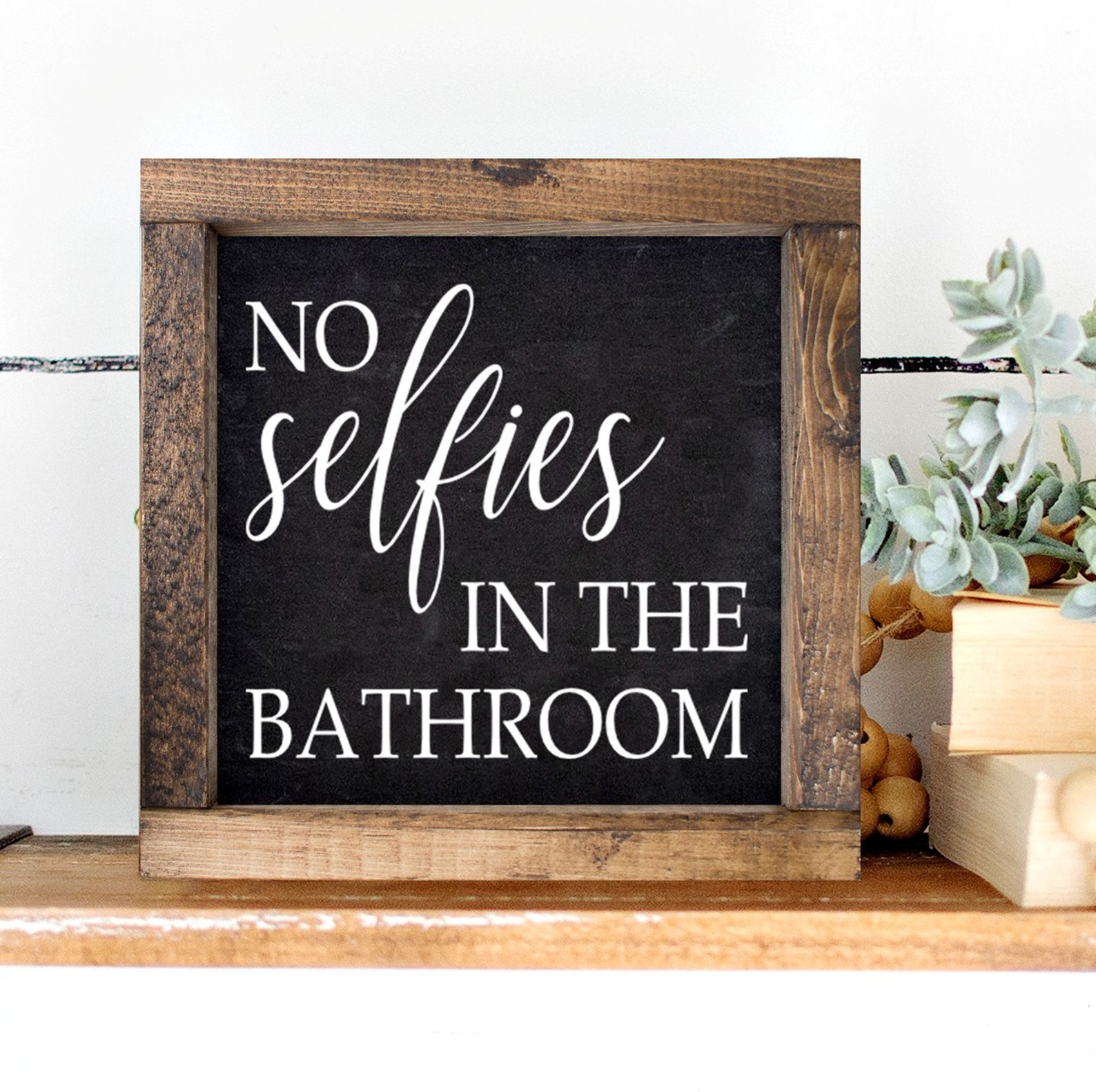 Bathroom Mini Collection 6x6 Sign. Farmhouse | Etsy