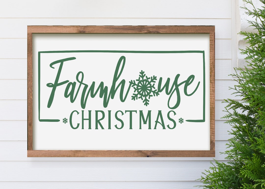 Farmhouse Christmas Large Farmhouse Style Sign 24"x36". Farmhouse ...