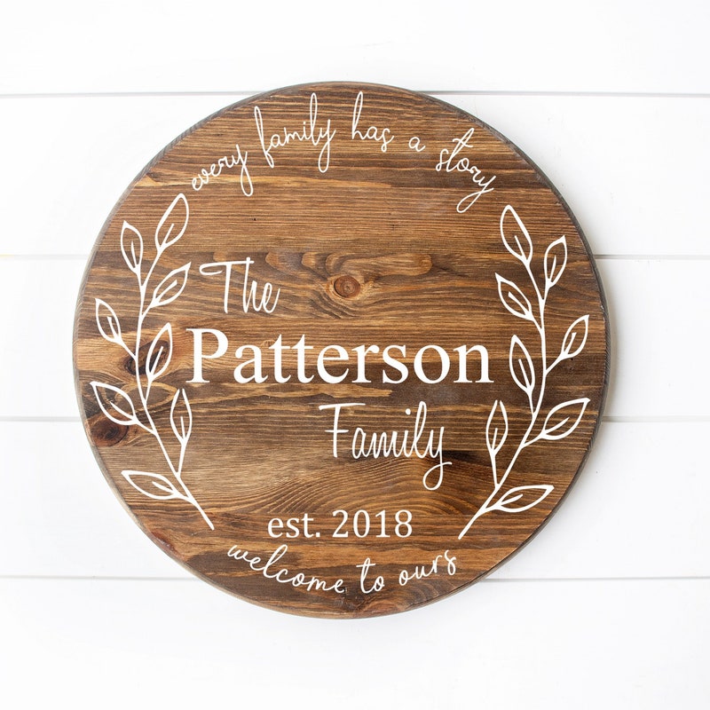 Large Family Sign - Etsy
