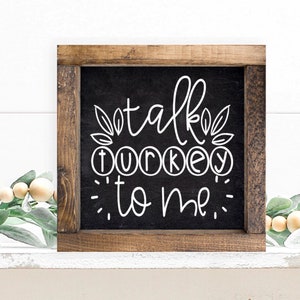 Thanksgiving Mini Signs 6"x6" Farmhouse Style Sign for Tiered Tray ...