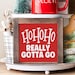 Funny Christmas Bathroom Mini 6x6 Sign Farmhouse - Etsy