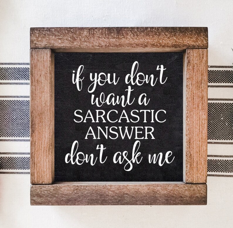 Funny Life Family Mini 6x6 Shelf Signs Framed - Etsy