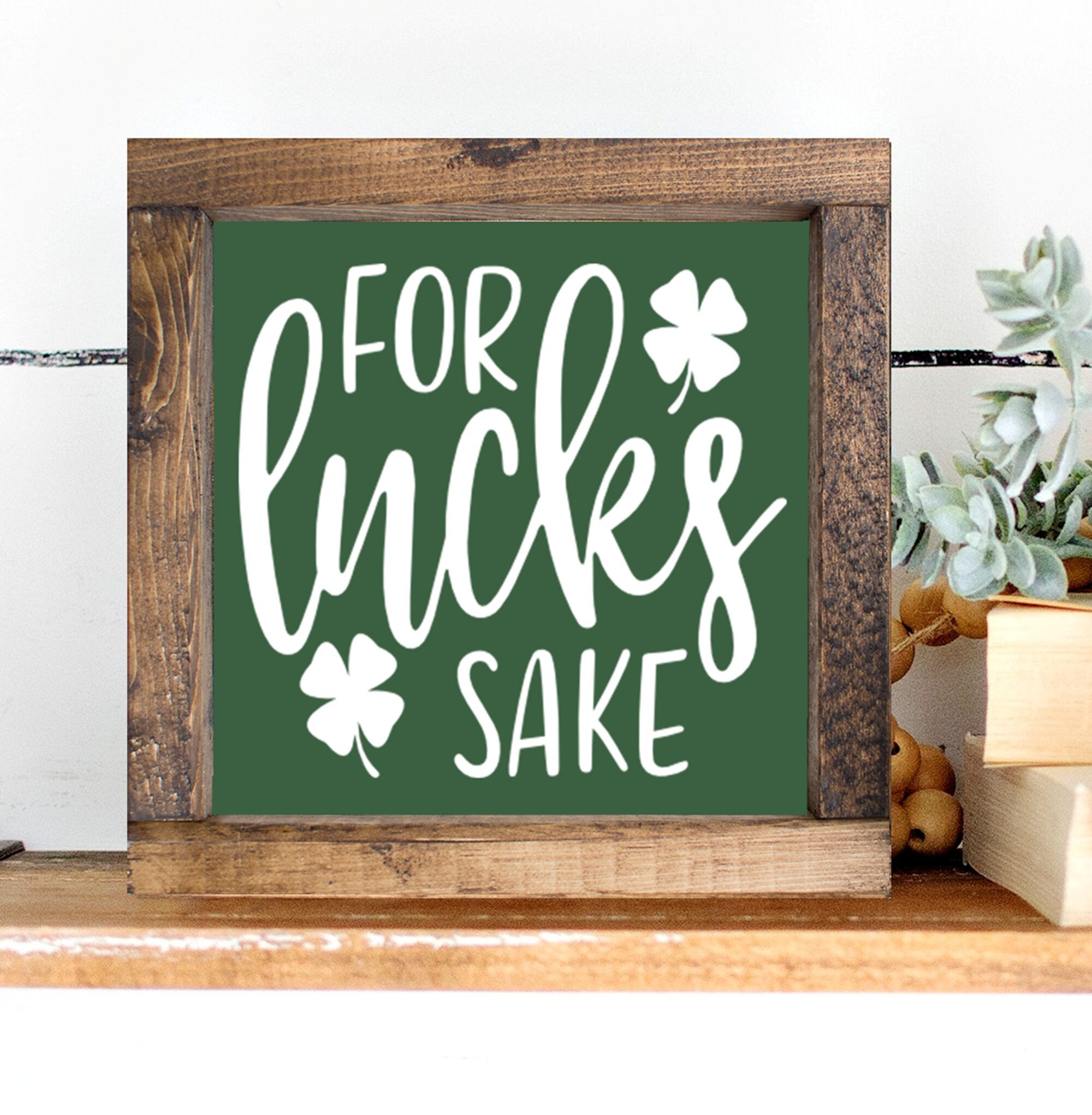 St Patrick's Day Mini Signs 6x6 Tiered Tray. | Etsy