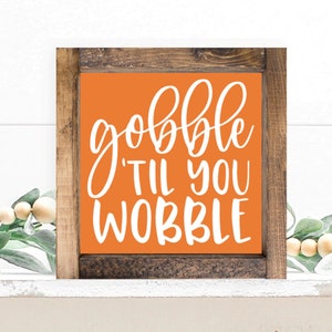 Thanksgiving Mini Signs 6"x6" Farmhouse Style Sign for Tiered Tray ...