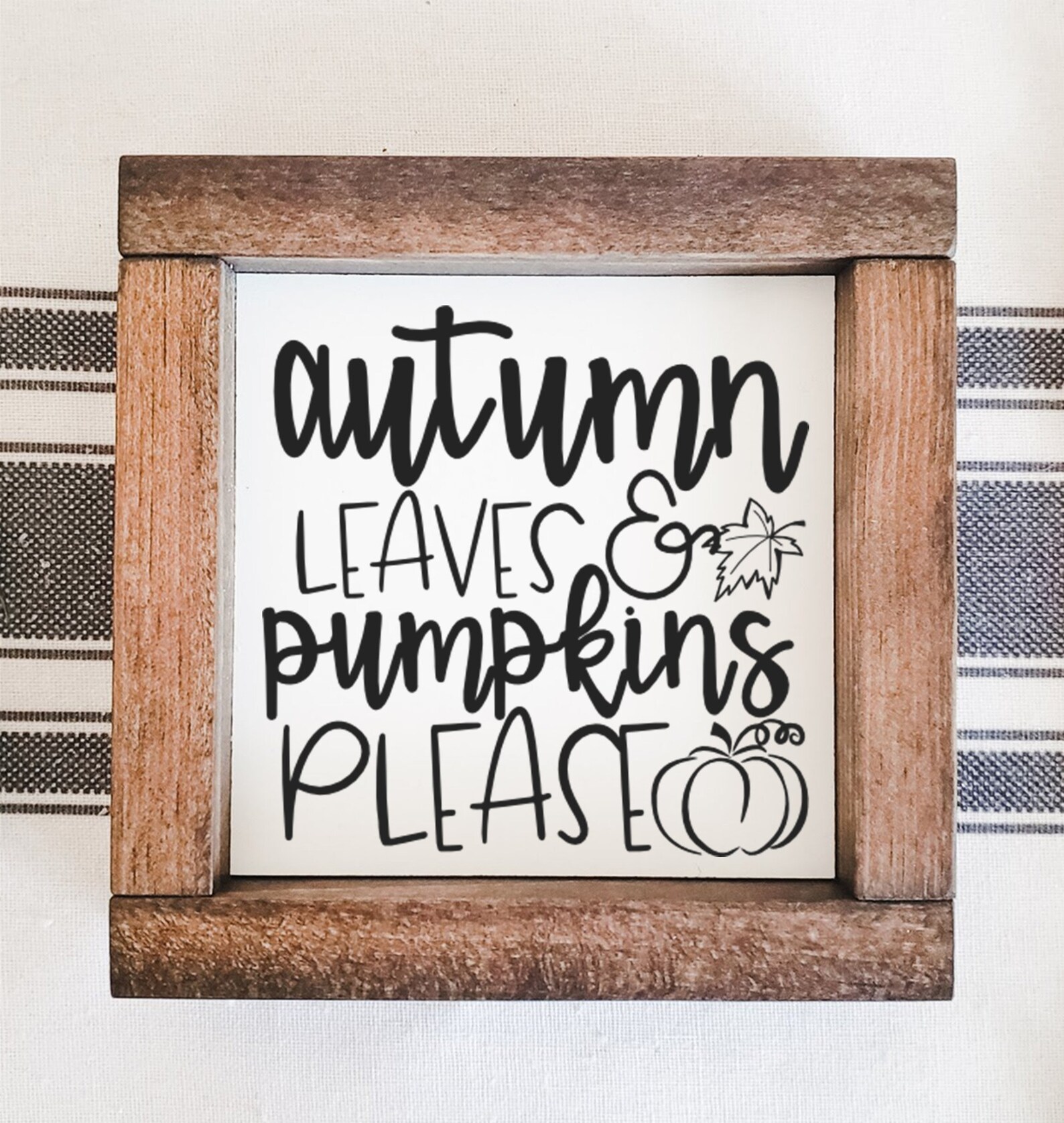 Fall Mini Sign Collection 6x6 Farmhouse Style Tiered Tray Sign. Tiered ...