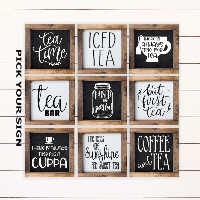 Tea Sign - Etsy