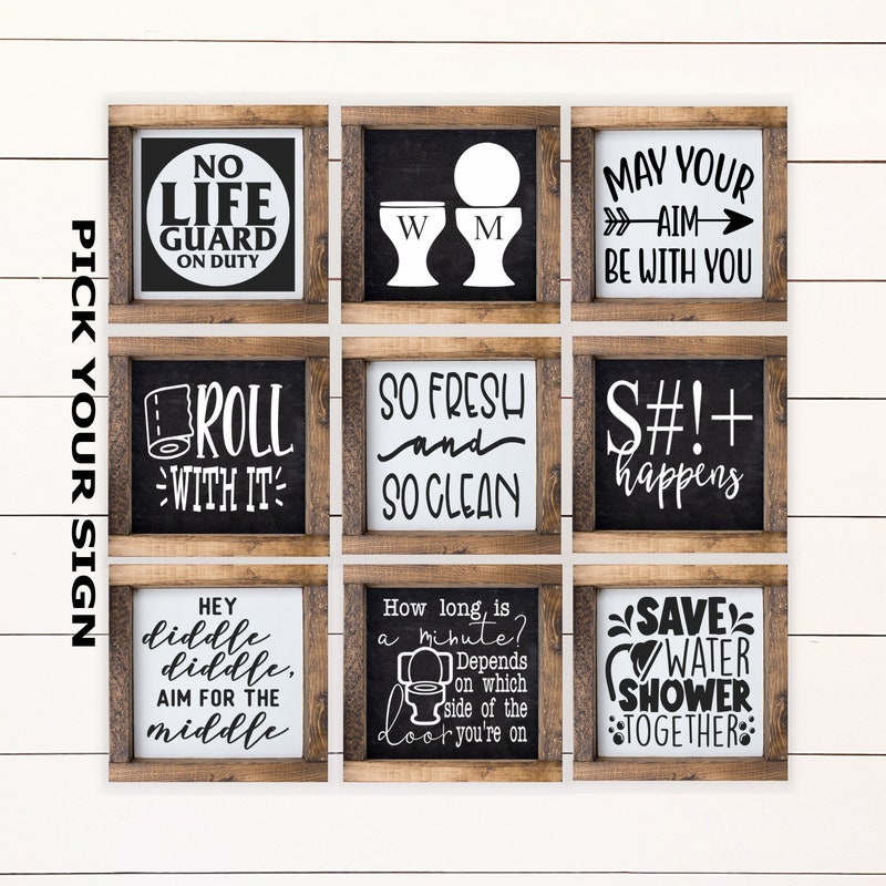 Farmhouse Bathroom - Etsy