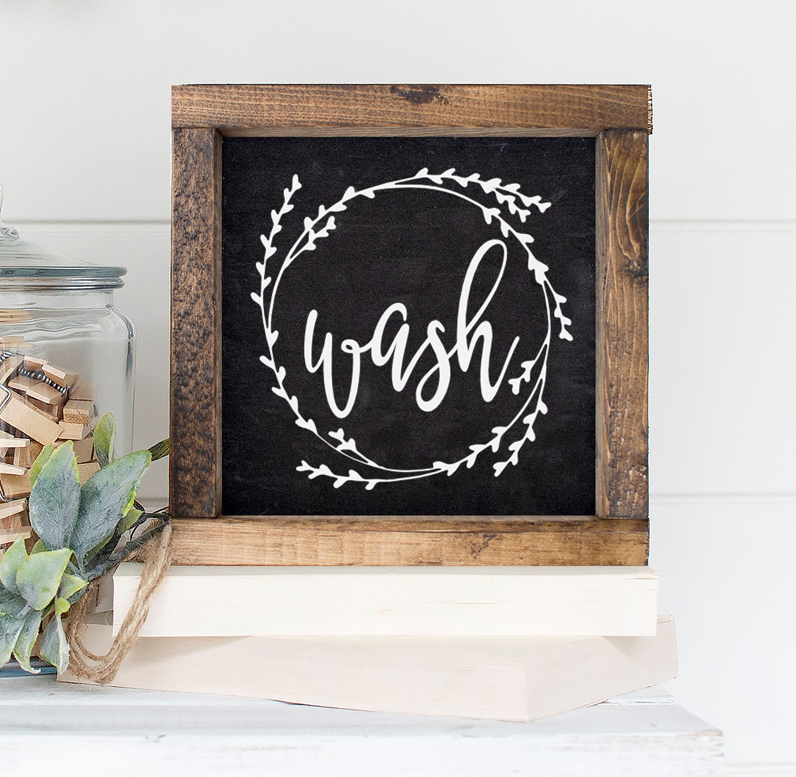 Laundry Room Mini Collection 6x6 Farmhouse Style Shelf Sign. Laundry ...