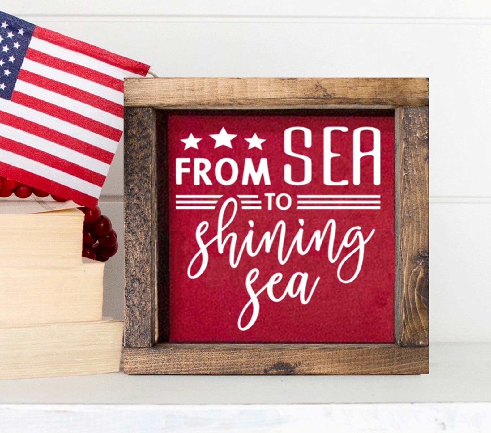 July 4th Patriotic Mini 6x6 Signs for Tier Trays Tier - Etsy