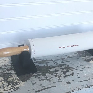 Wood Rolling Pin Stand for Rae Dunn. Farmhouse Riser, Rolling Pin ...