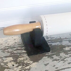 Wood Rolling Pin Stand for Rae Dunn. Farmhouse Riser, Rolling Pin ...