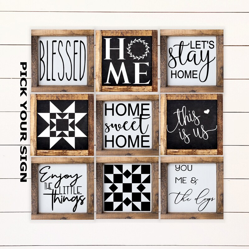 Tiered Tray Signs - Etsy
