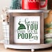 Funny Christmas Bathroom Mini 6x6 Sign Farmhouse - Etsy