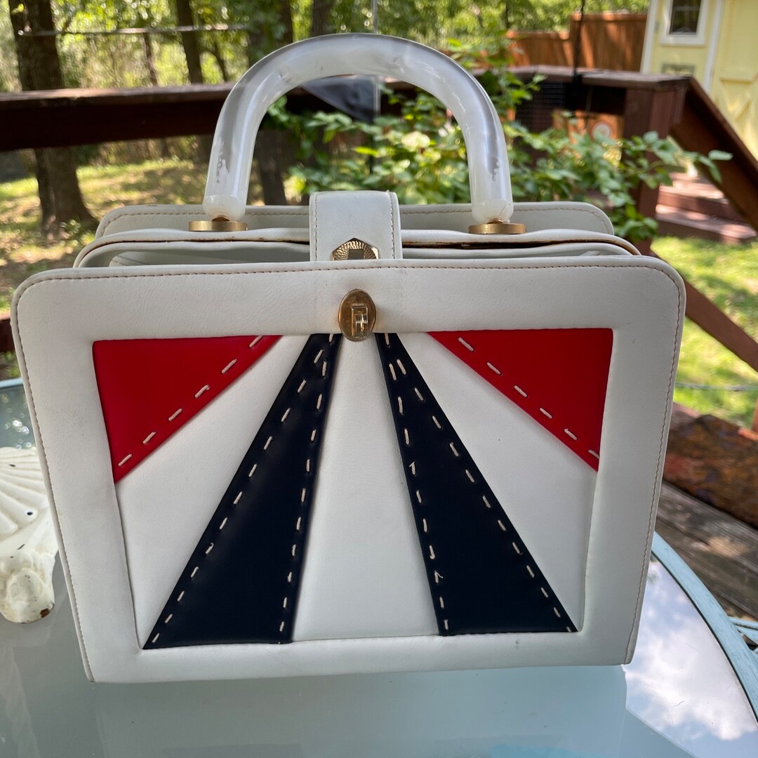 Vintage MOD Handbag 1960s - Etsy
