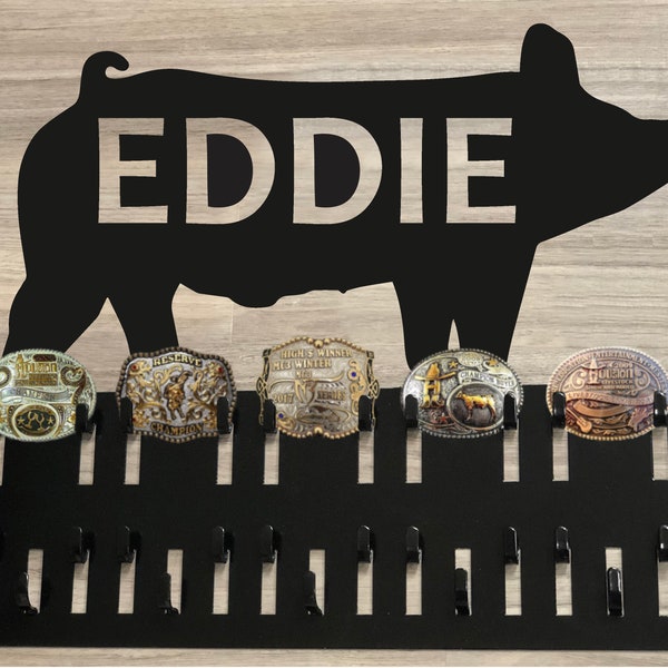 Show Pig Belt Buckles - Etsy