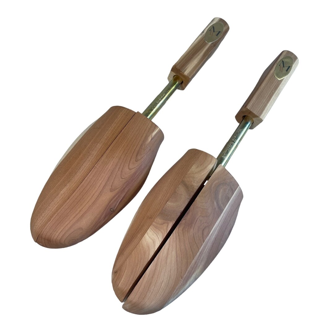 Rochester Shoe Tree Co Wooden Shoe Form Set Size XL Vtg USA MW Handle ...