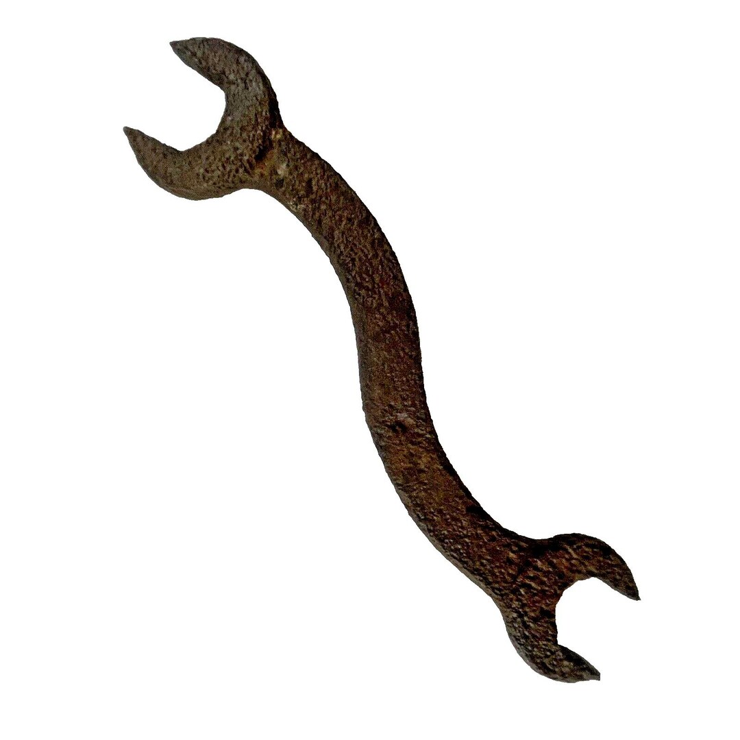 Antique Curvy Farm Wrench Tool 10 in Primitive Rustic Decor Rusted ...