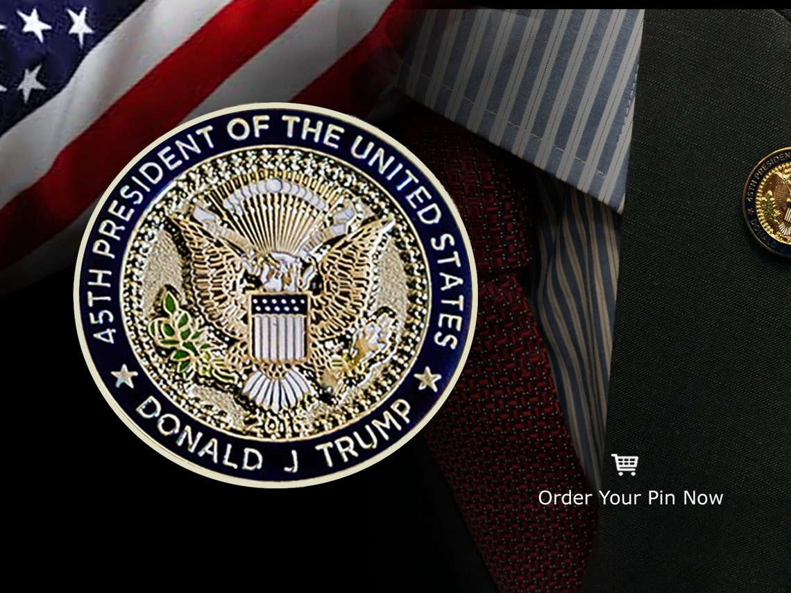 Donald Trump Commemorative Lapel Pins | Etsy