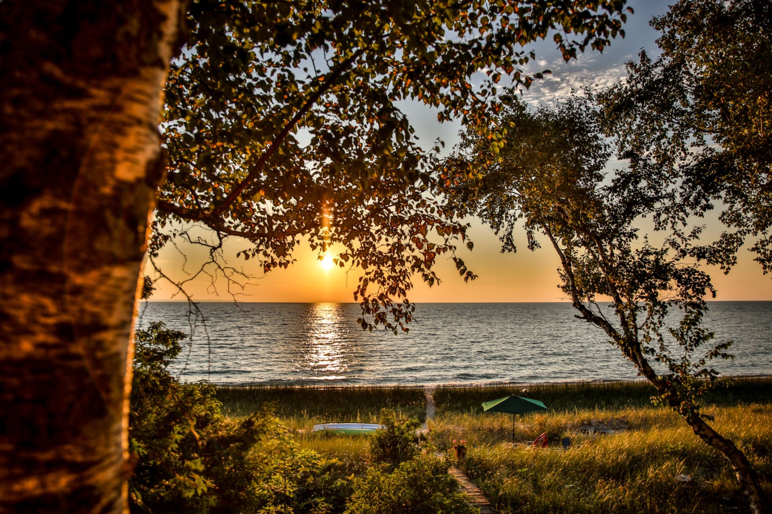 Cozy Beach Sunset Fotografía artística Rustic Home Decor Photo Print ...