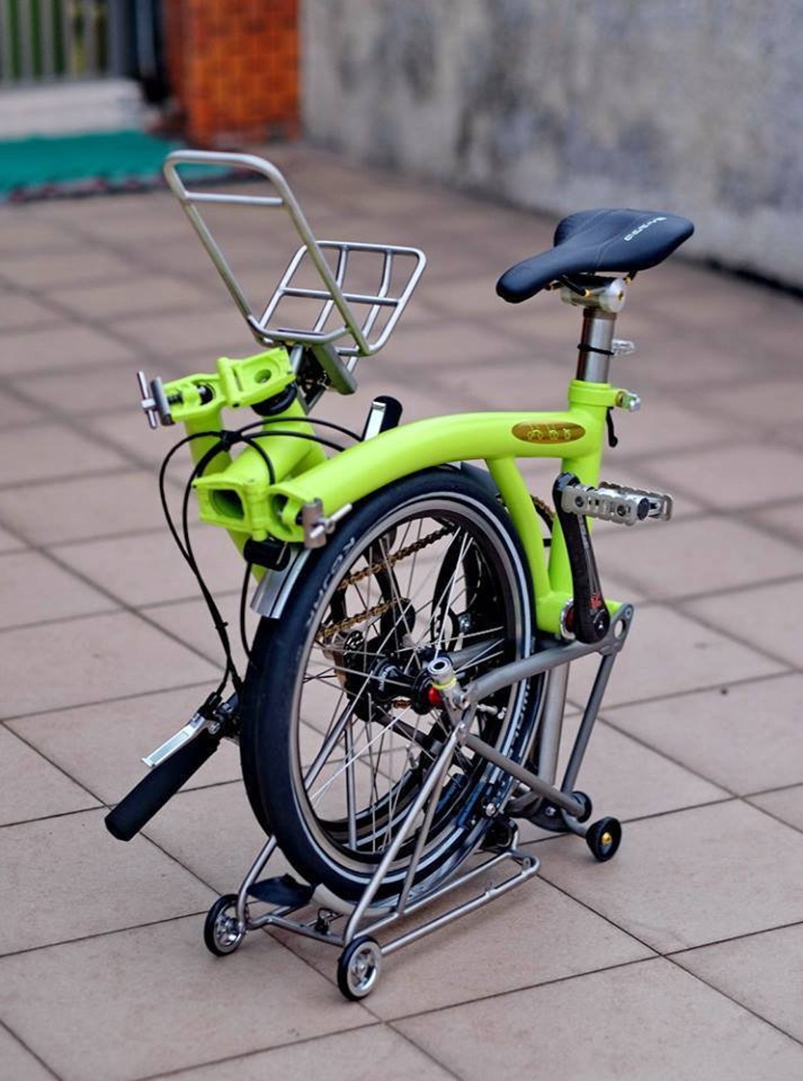 Lightweight Rear Rack for BROMPTON in Silver - Etsy