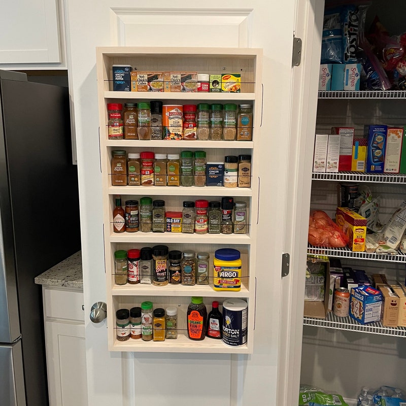 Wood Spice Rack Wall Mount - Etsy