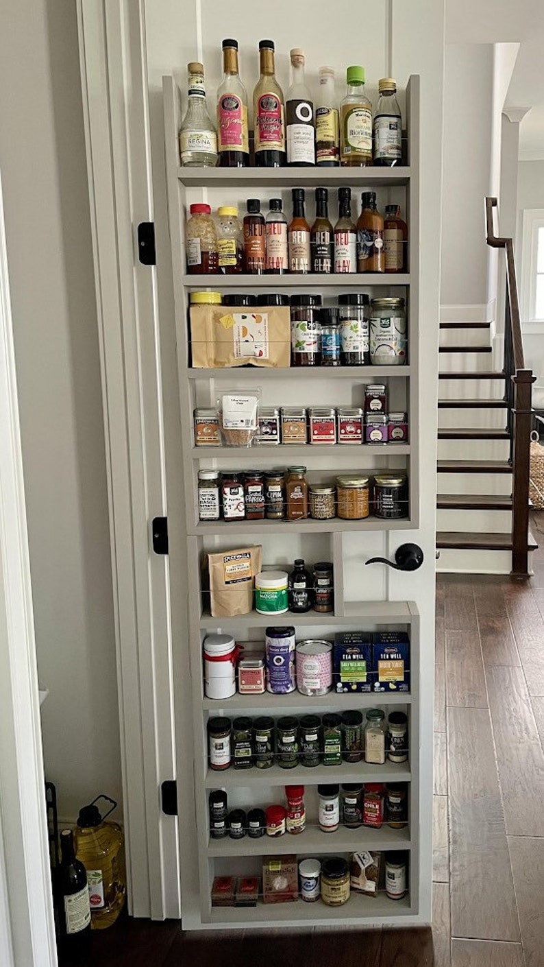 Full Pantry Door Spice Rack - Etsy