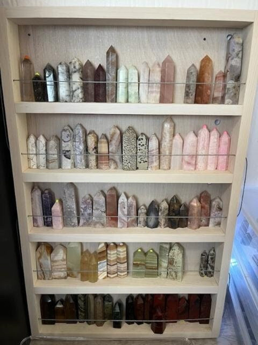 Crystal Tower Display Case, Rock Display, Anime Display - Etsy