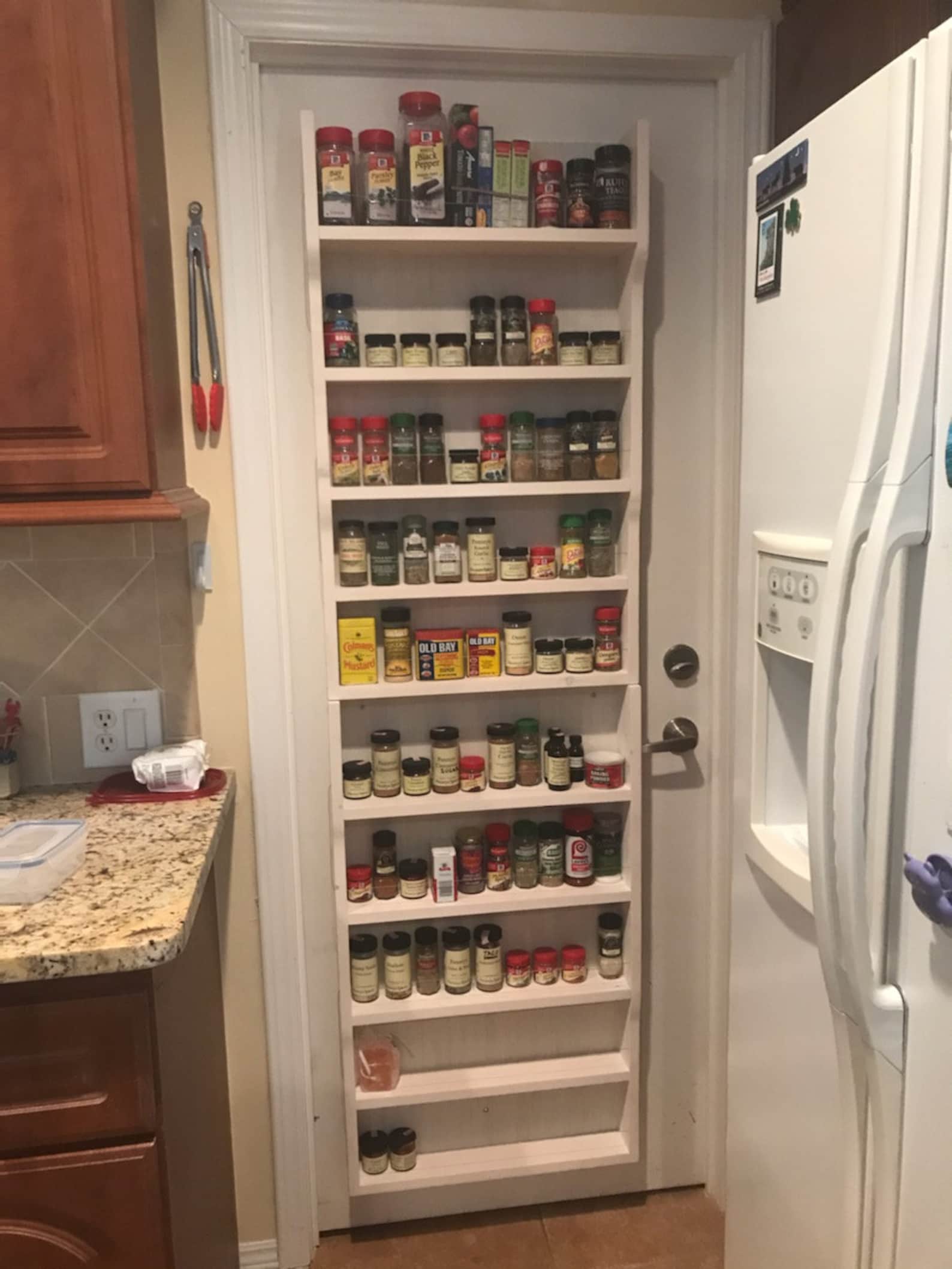 Full Pantry Door Spice Rack - Etsy