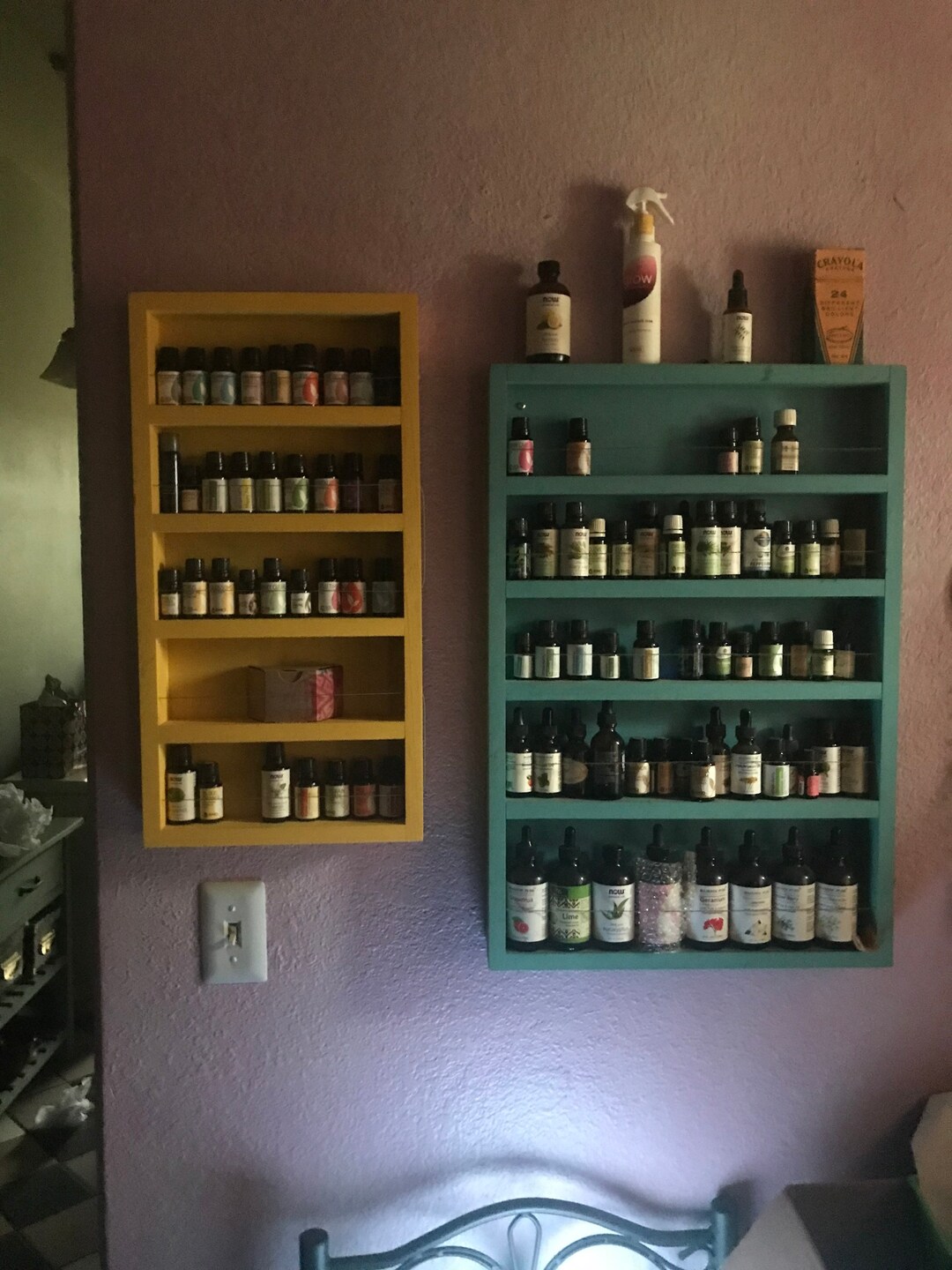 Small Essential Oil Displays Oil Shelf - Etsy