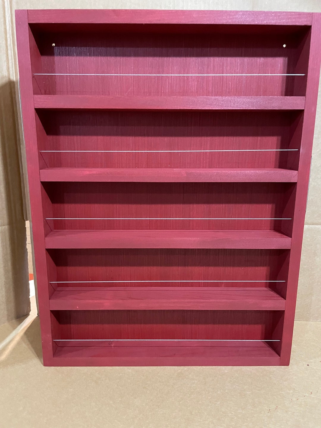 Red Essential Oil Rack, Craft Rack, Thread Rack, Nail Polish Rack - Etsy