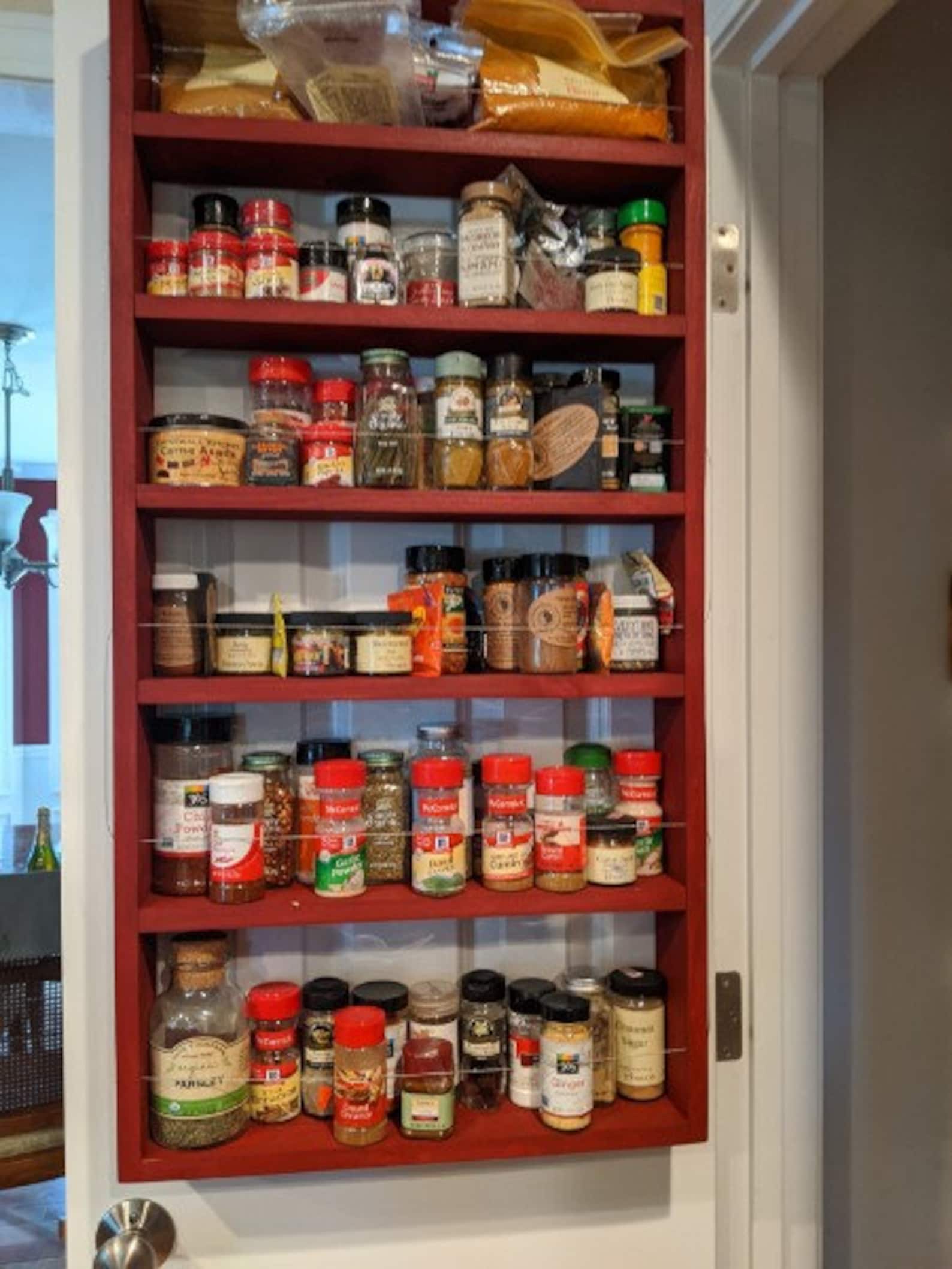 Pantry Door Spice Rack - Etsy
