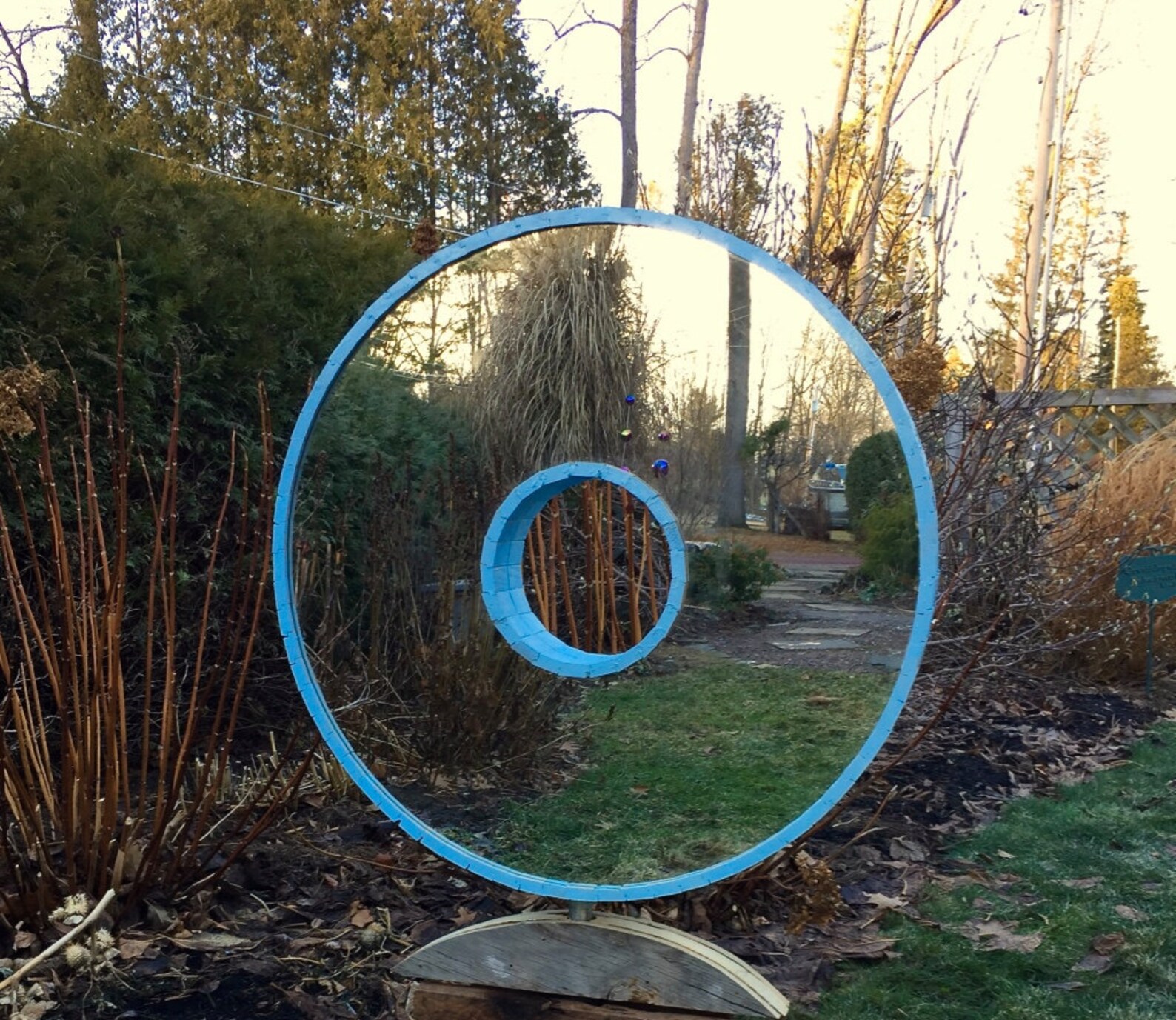 Garden Art Annulus Mirror | Etsy