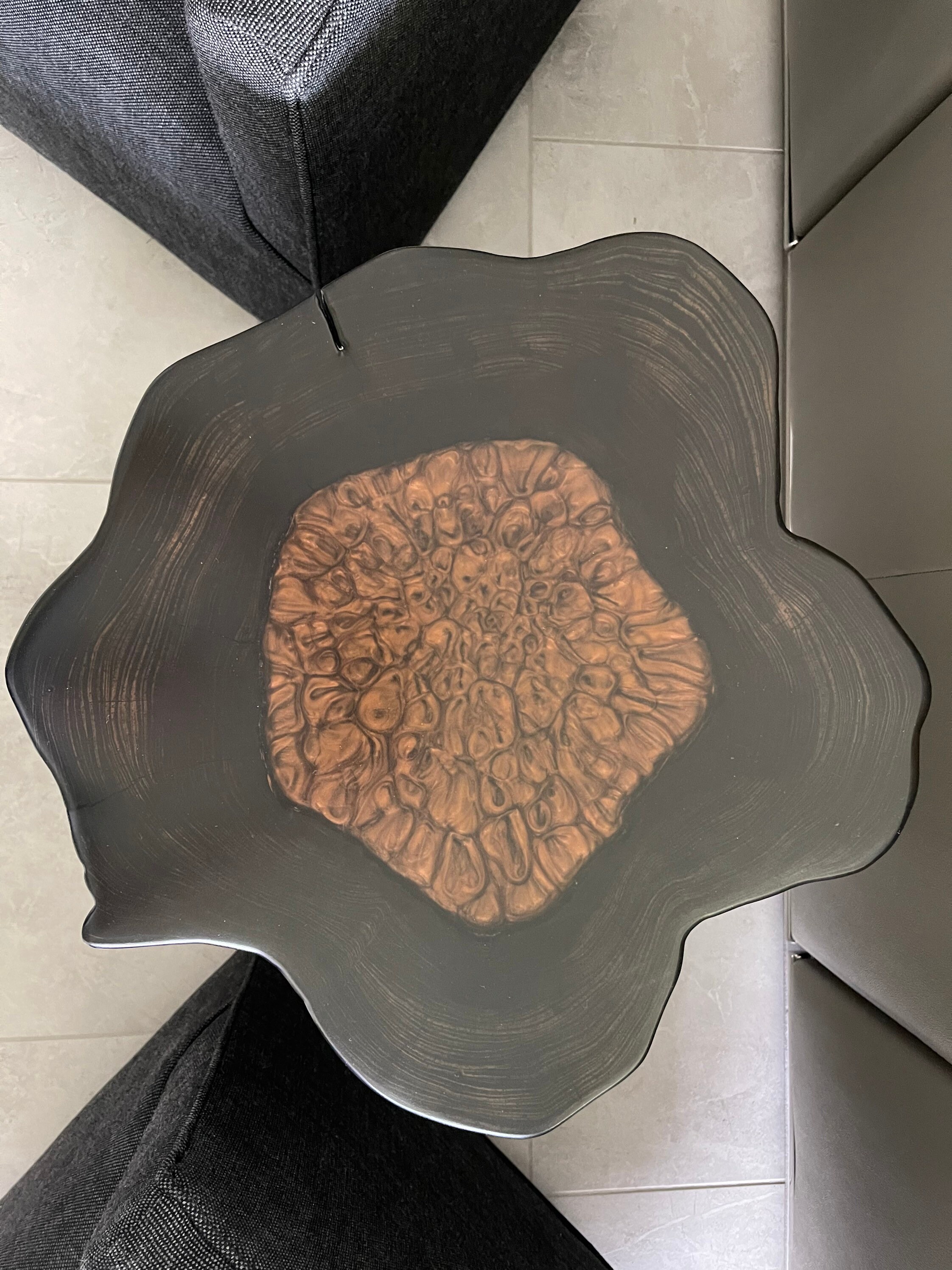 1 of a Kind Custom Cypress Stump Table - Etsy