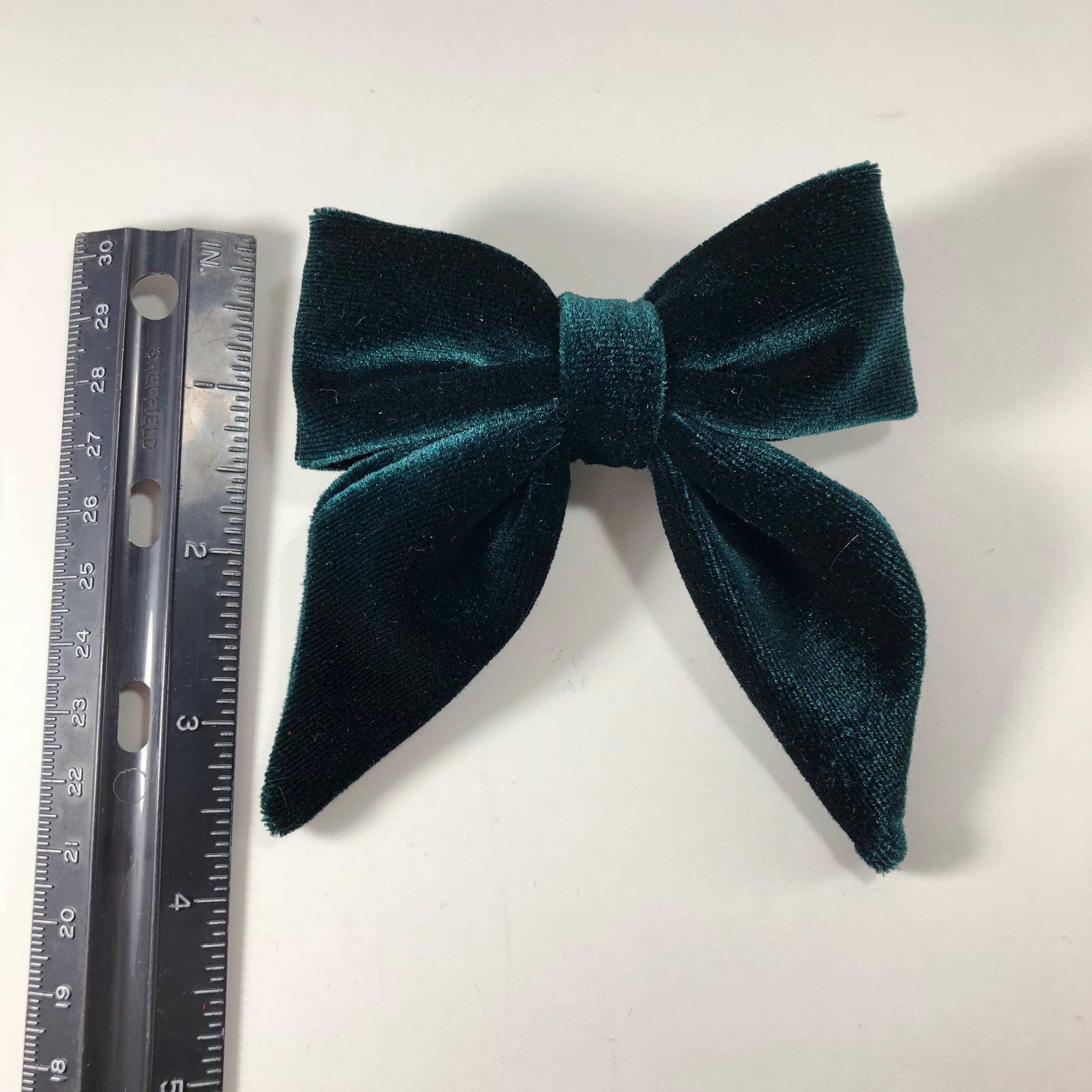 Velvet Bow/green Velvet/green Velvet/velvet/hair Bow/green | Etsy