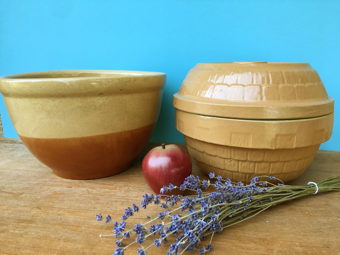 Watt Pottery 10" American Homes Mixing Bowl | Monmouth Western ...