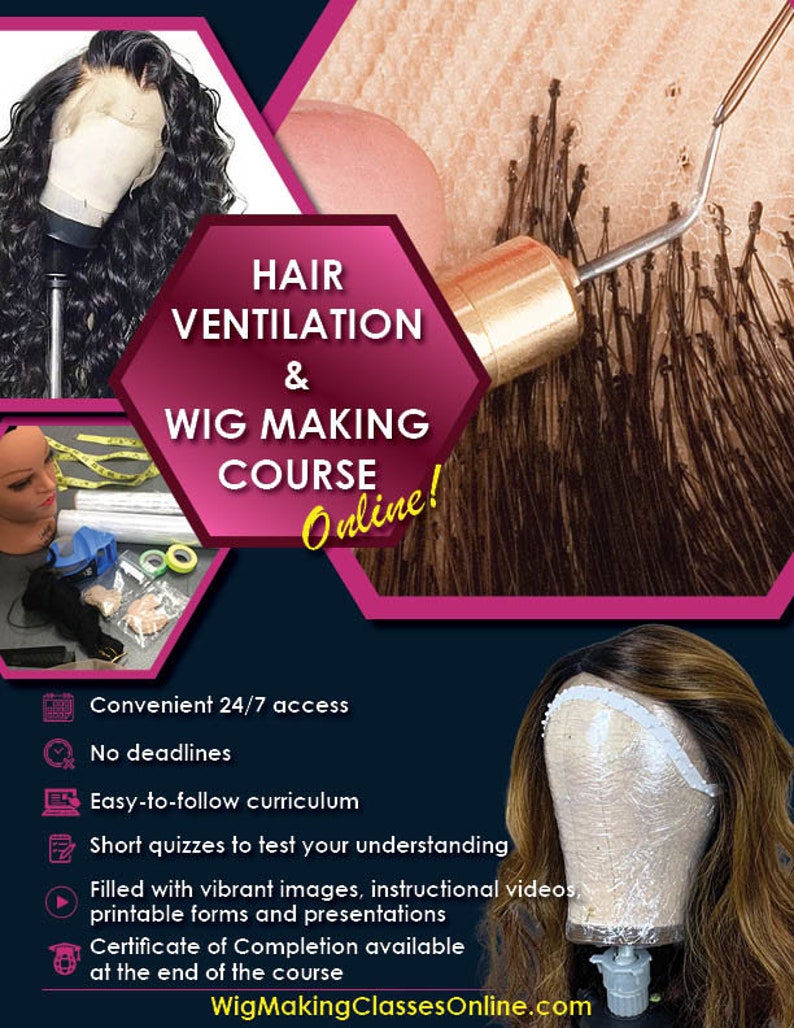 German Hair Ventilating Needles for Wig Making, Ventilation and Repair ...