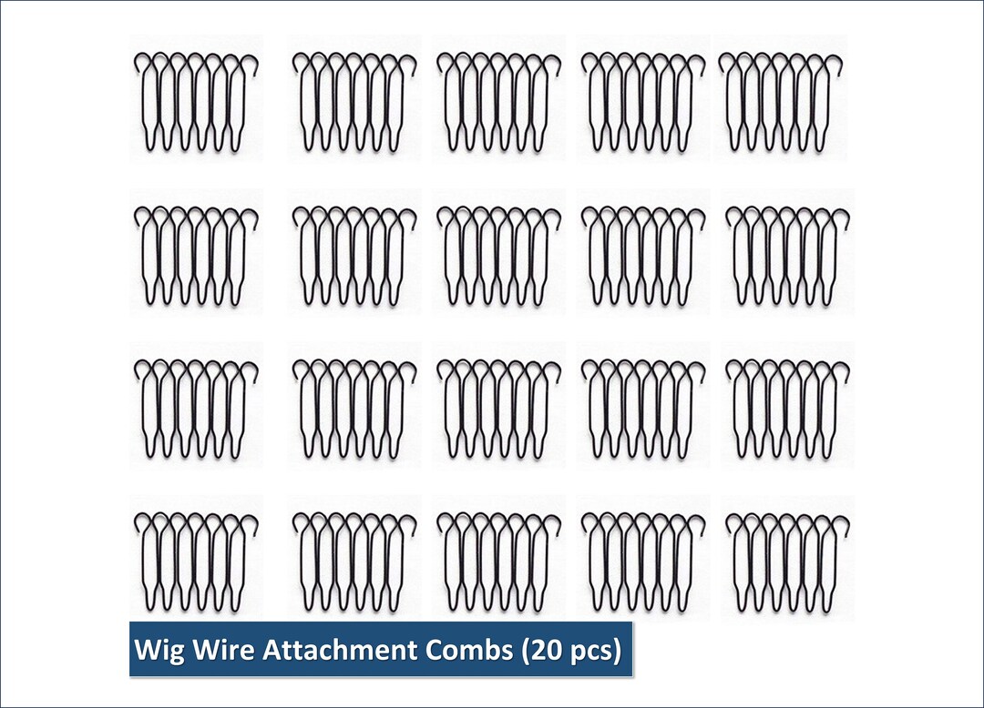 20 Pcs Wig Attachment Wire Combs - Great for Wig Modifications and ...