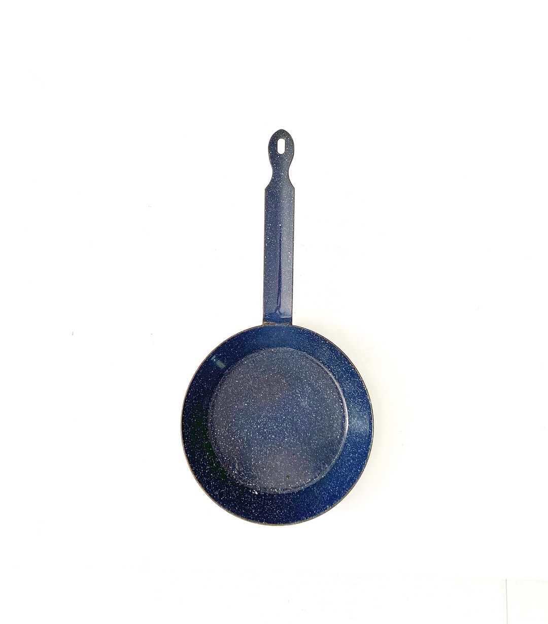 Vintage Blue Graniteware Enamelware Pan | Vintage Frypan | Vintage ...